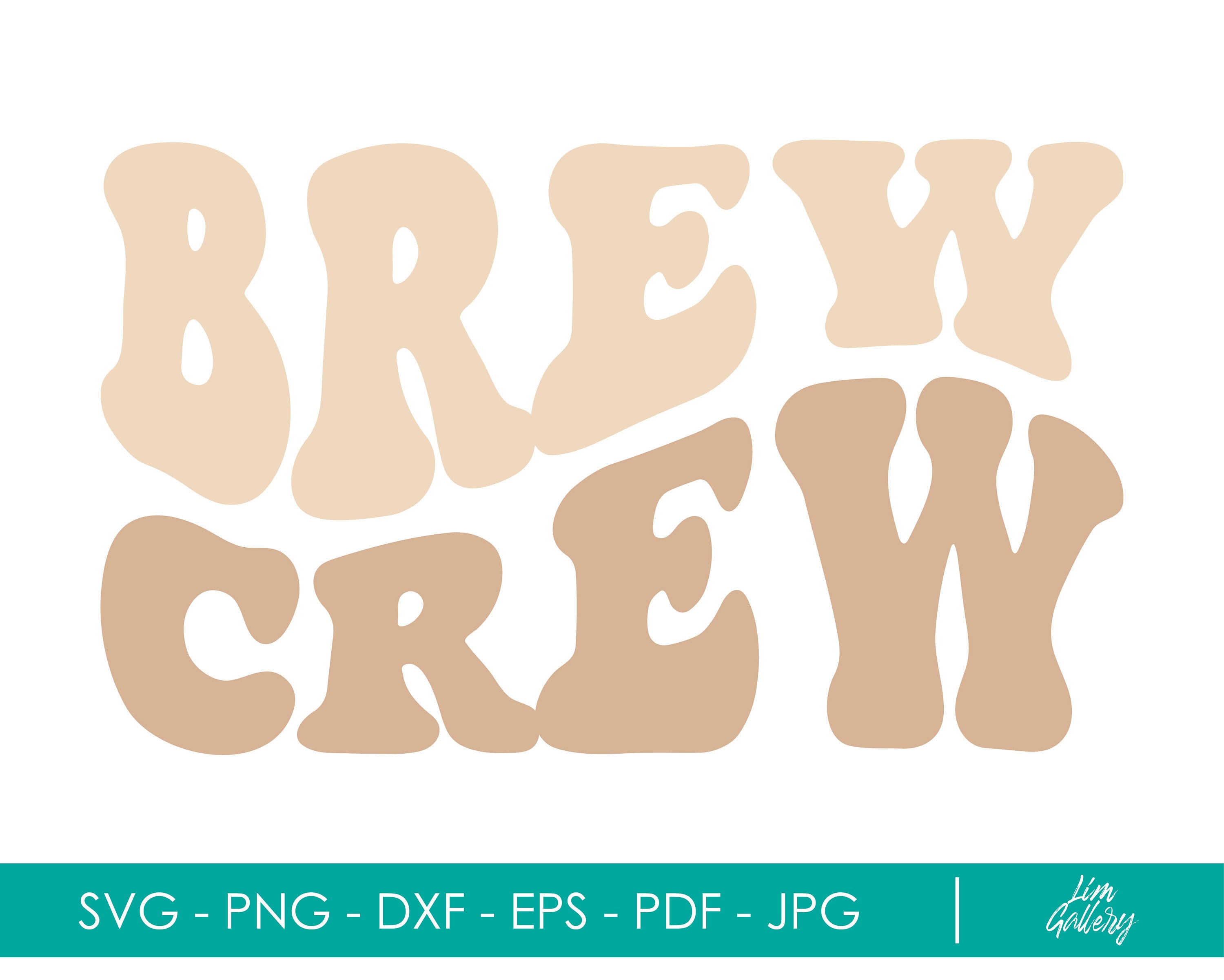 Brew Crew Svg Drinking Girls Bachelorette Party SVG Clipart - Etsy