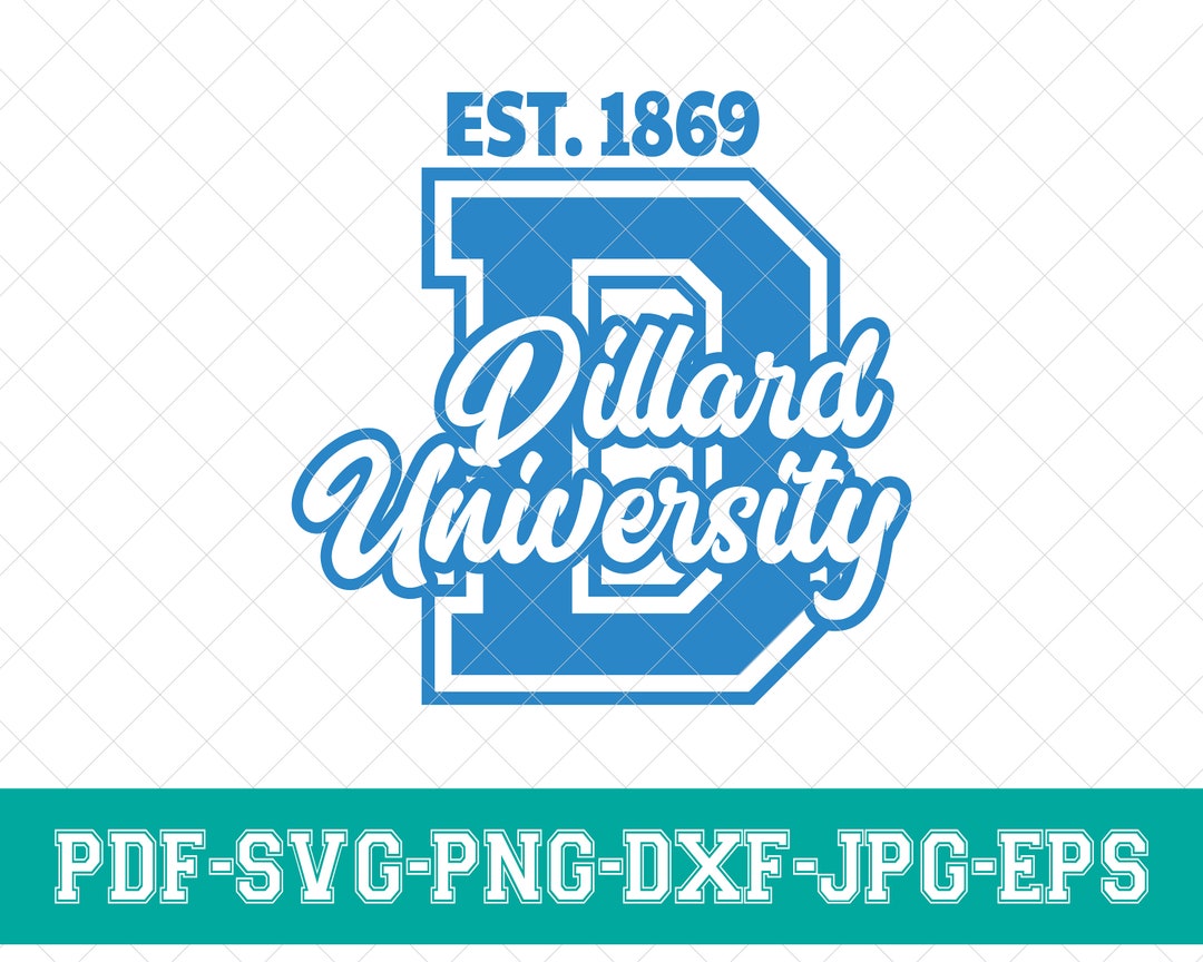 Dillard University Svg, D Svg, DU Svg, Dillard 1869 Svg, D University ...
