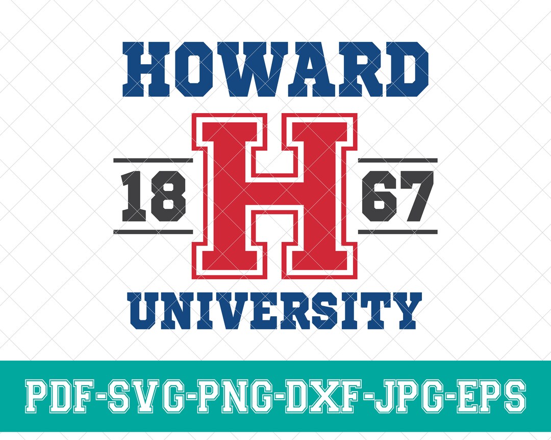 Howard University Svg, H Svg, HU Svg, Howard 1867 Svg, HBCU Svg ...
