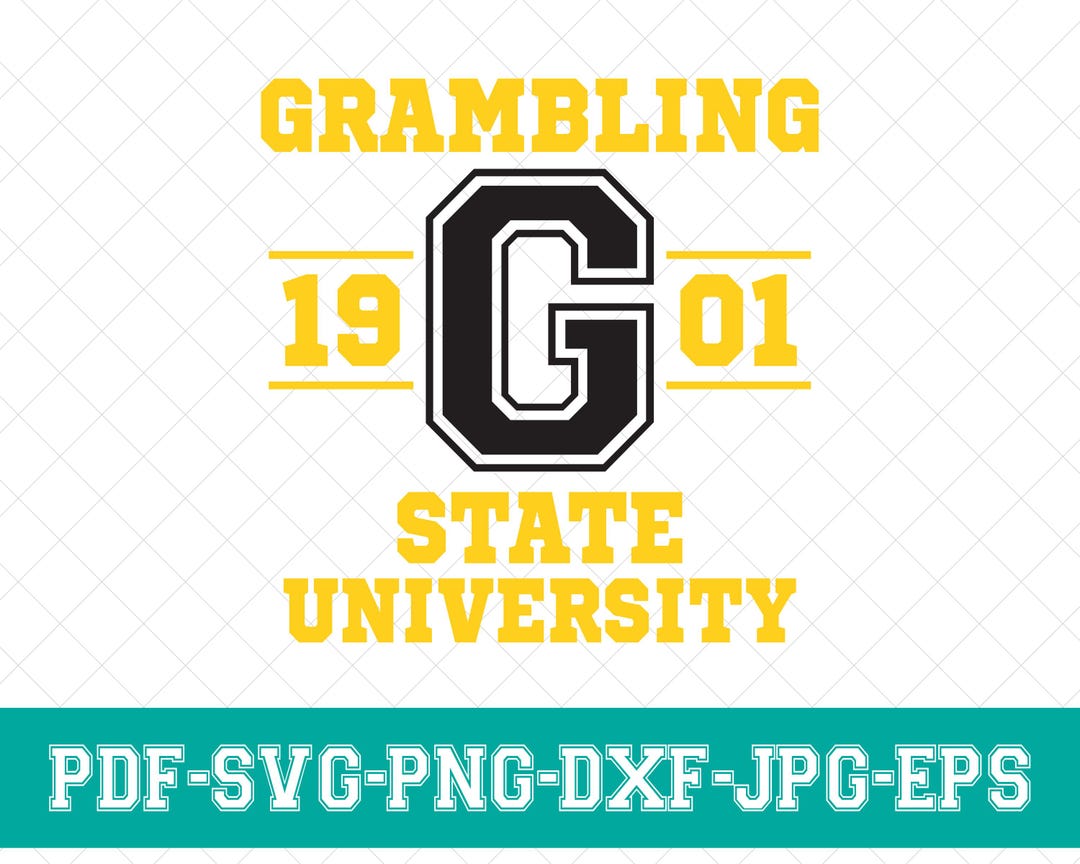 Grambling State University Svg, G Svg, GSU Svg, Grambling State 1901 ...