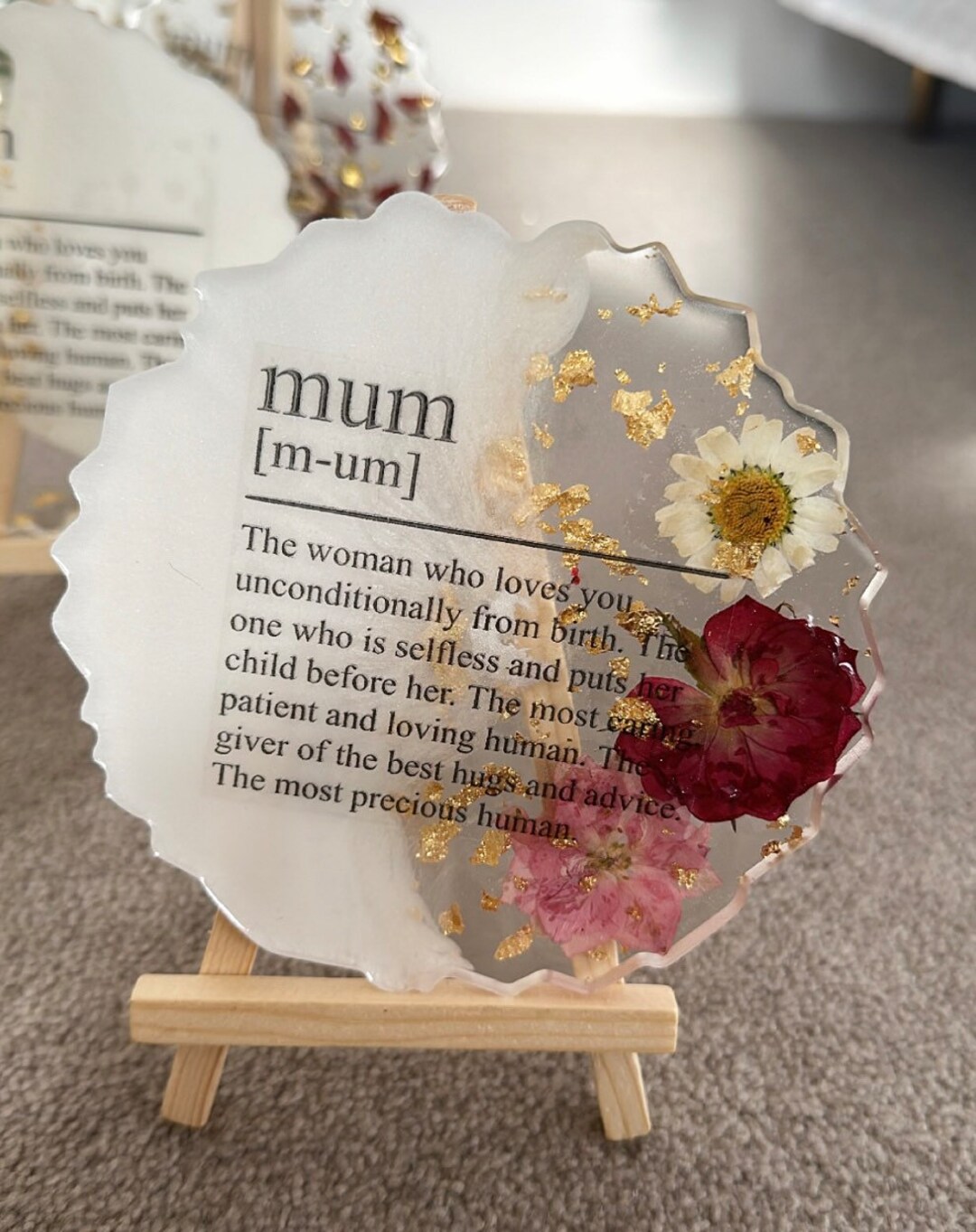 Mum | Mothers Day Displays With Wooden Stand - Etsy
