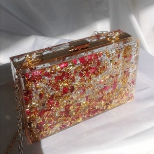 Resin Pressed Flower Bag - Etsy