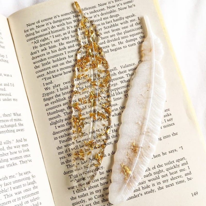 Feather Bookmarks - Etsy