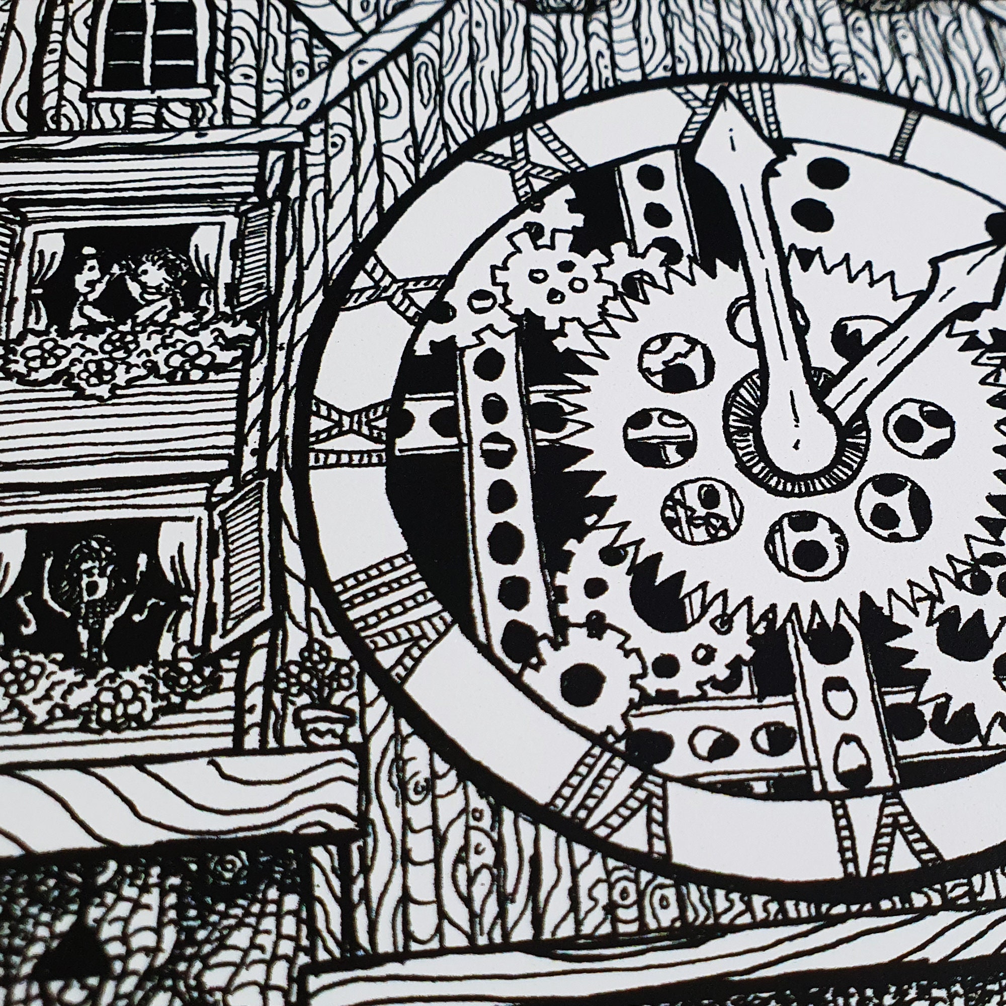 Cuckoo Clock A3 Poster Imaginative Artwork Original - Etsy