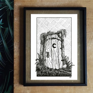 Shrek's Outhouse A5 or A4 Print Imaginative Artwork Original ...