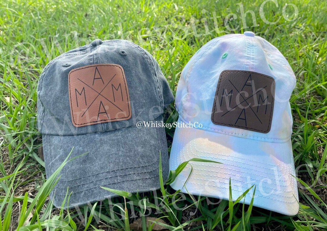 Leather Patch Mama Hat, Retro Mama Hat, Tie Dye Mama Hat, Mom Hat ...