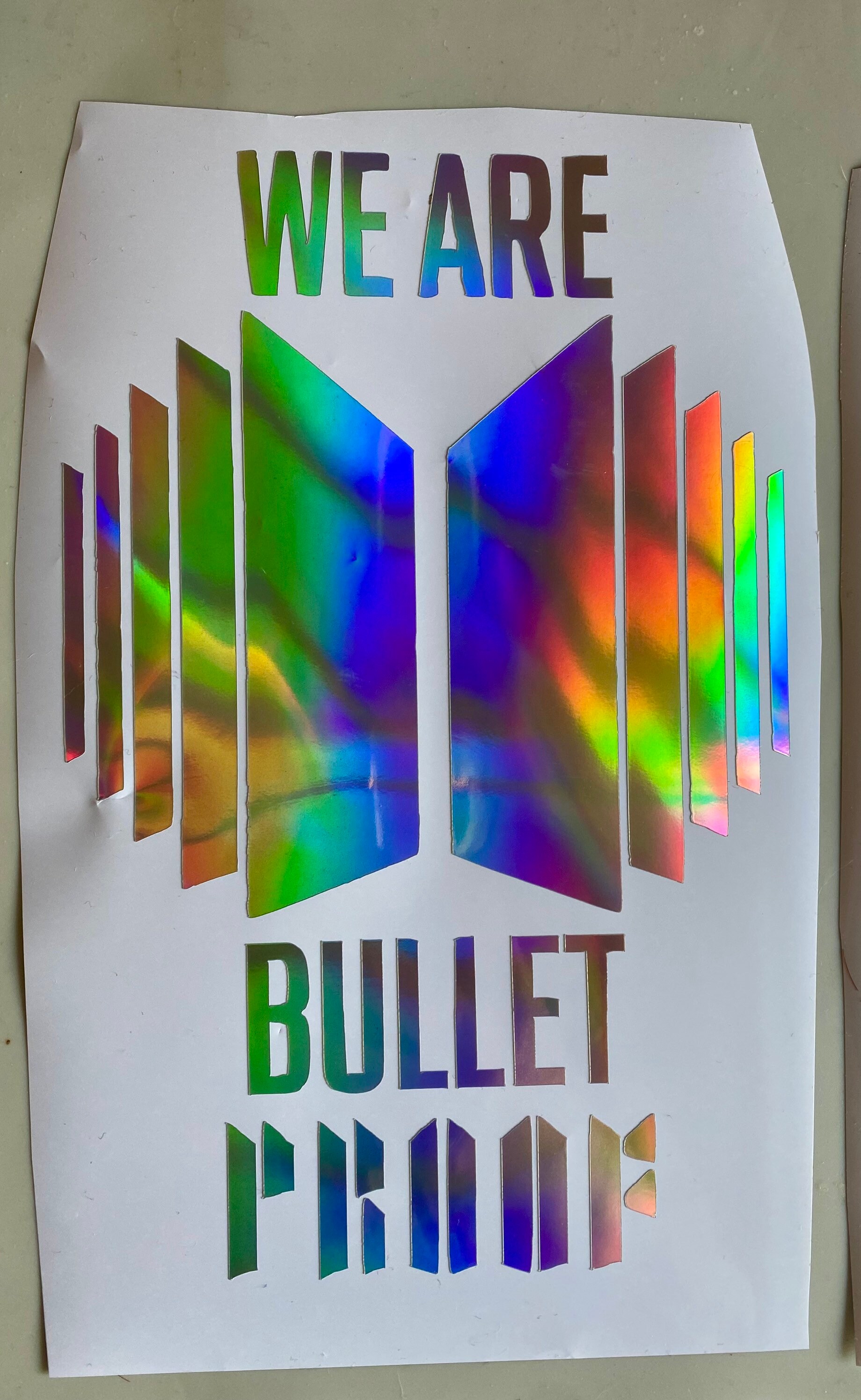 BTS We Are Bulletproof Decal | Etsy