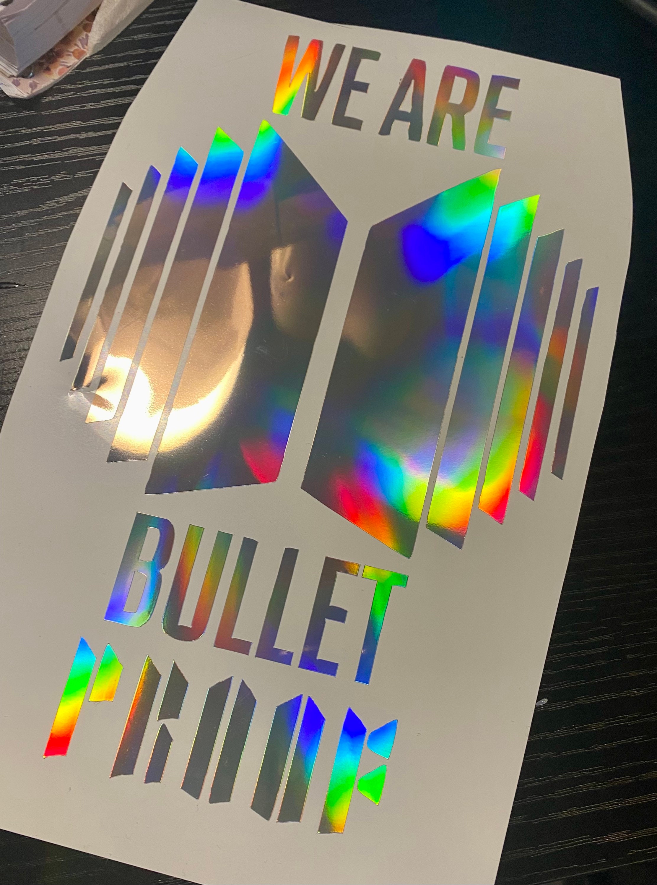 BTS We Are Bulletproof Decal | Etsy