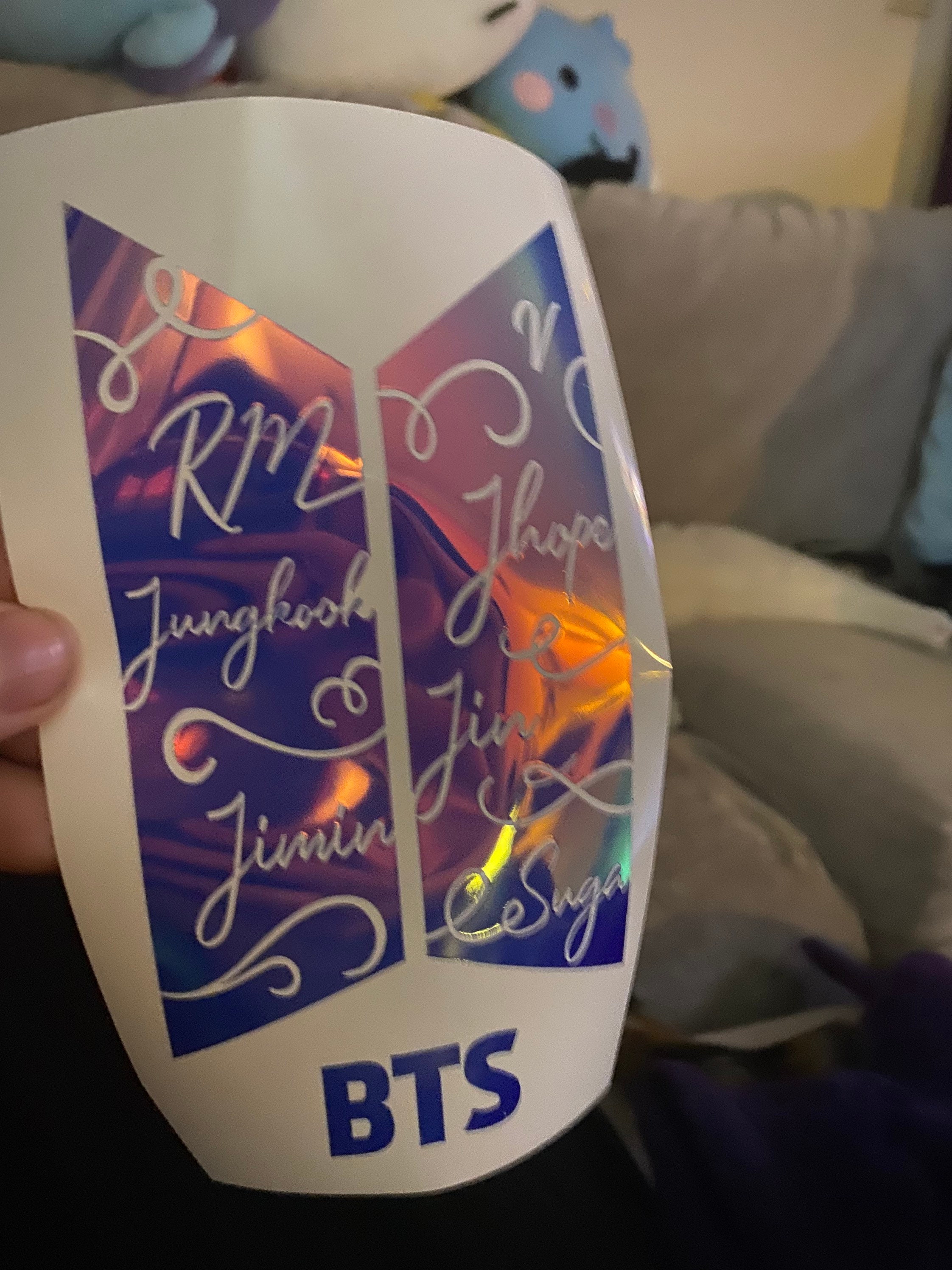 BTS Logo With Names - Etsy UK