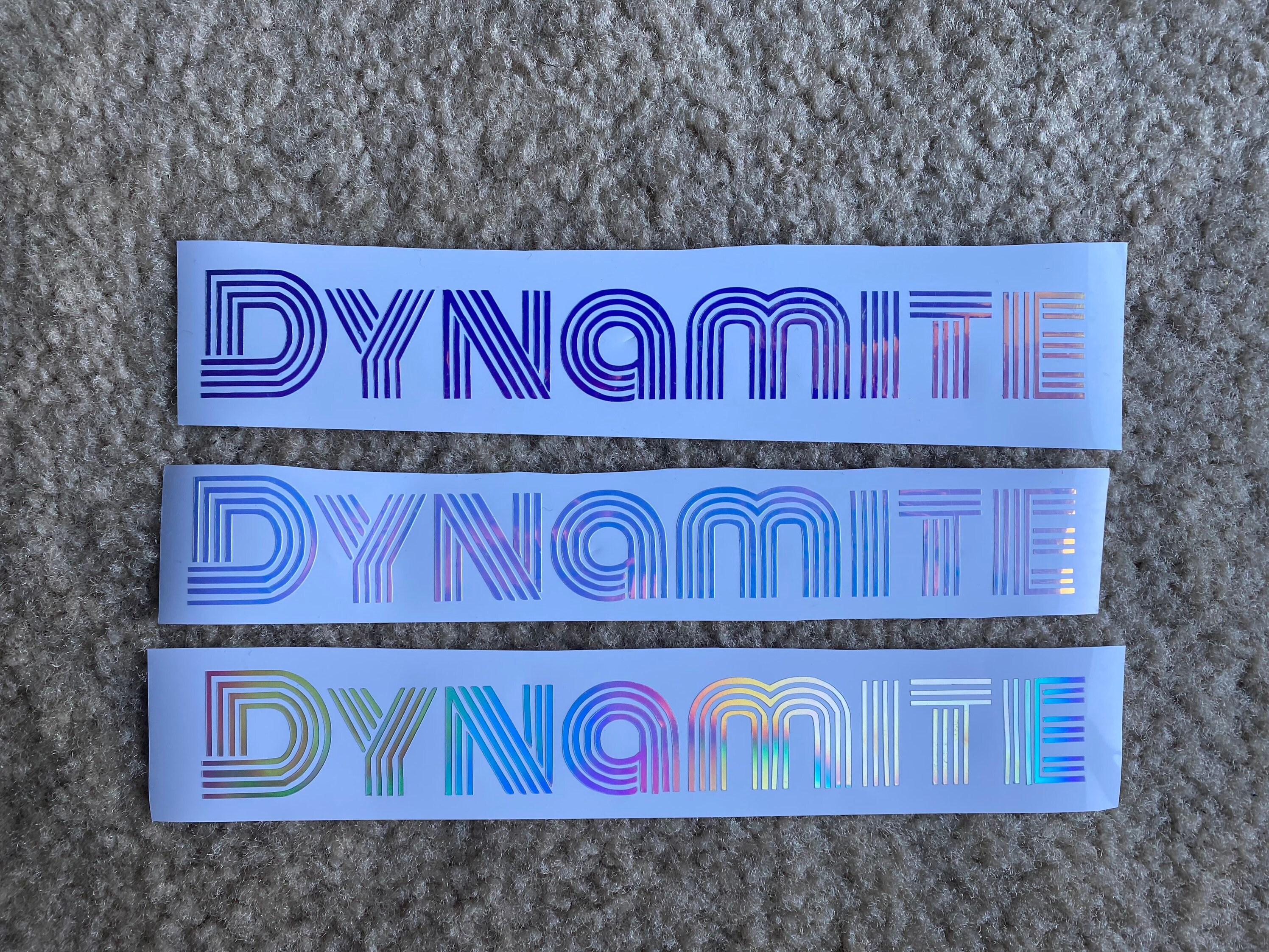 BTS Dynamite Decal | Etsy