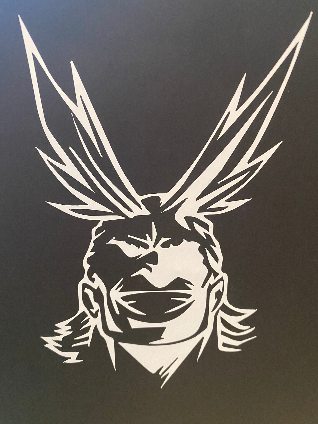 All Might Decal - Etsy