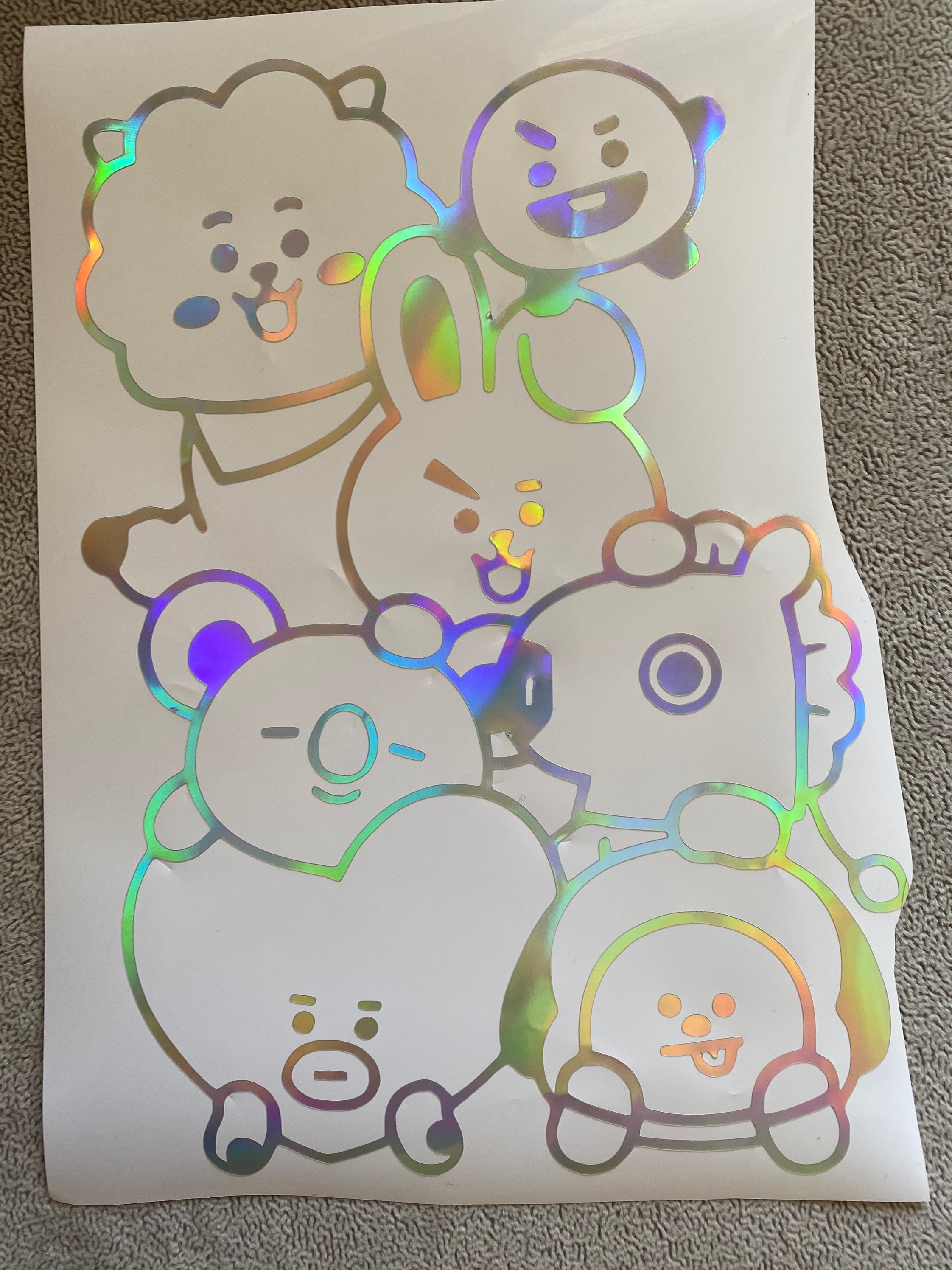 Bt21 Decal 8 | Etsy