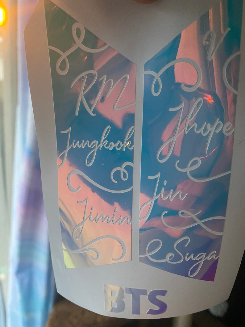 BTS Logo With Names - Etsy