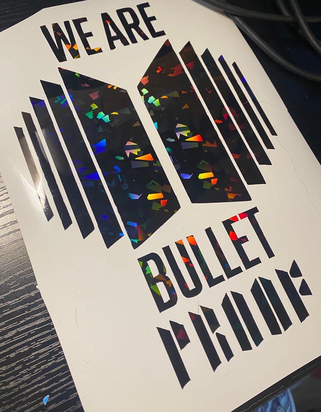 BTS We Are Bulletproof Decal - Etsy