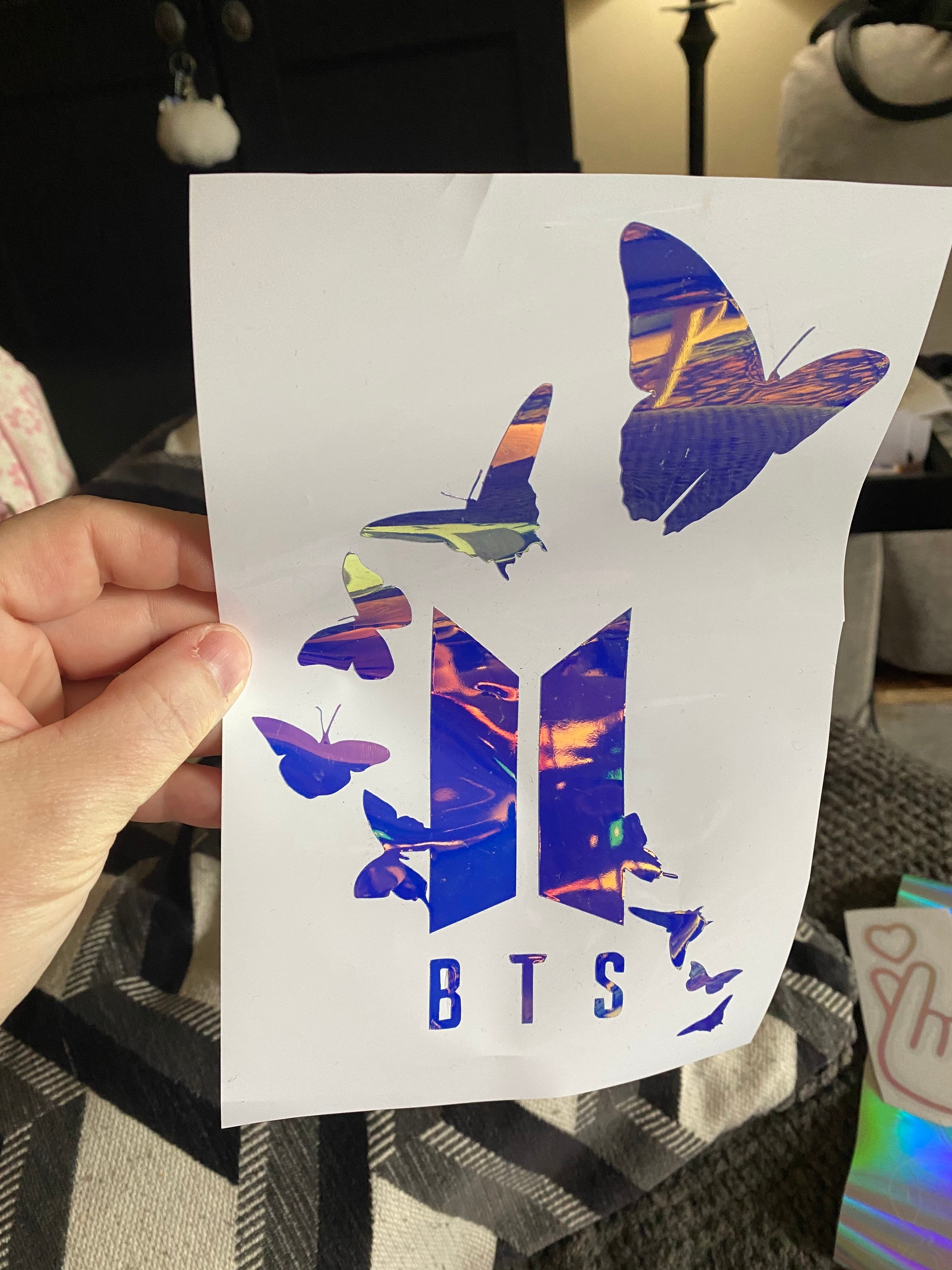 BTS Butterfly Logo | Etsy