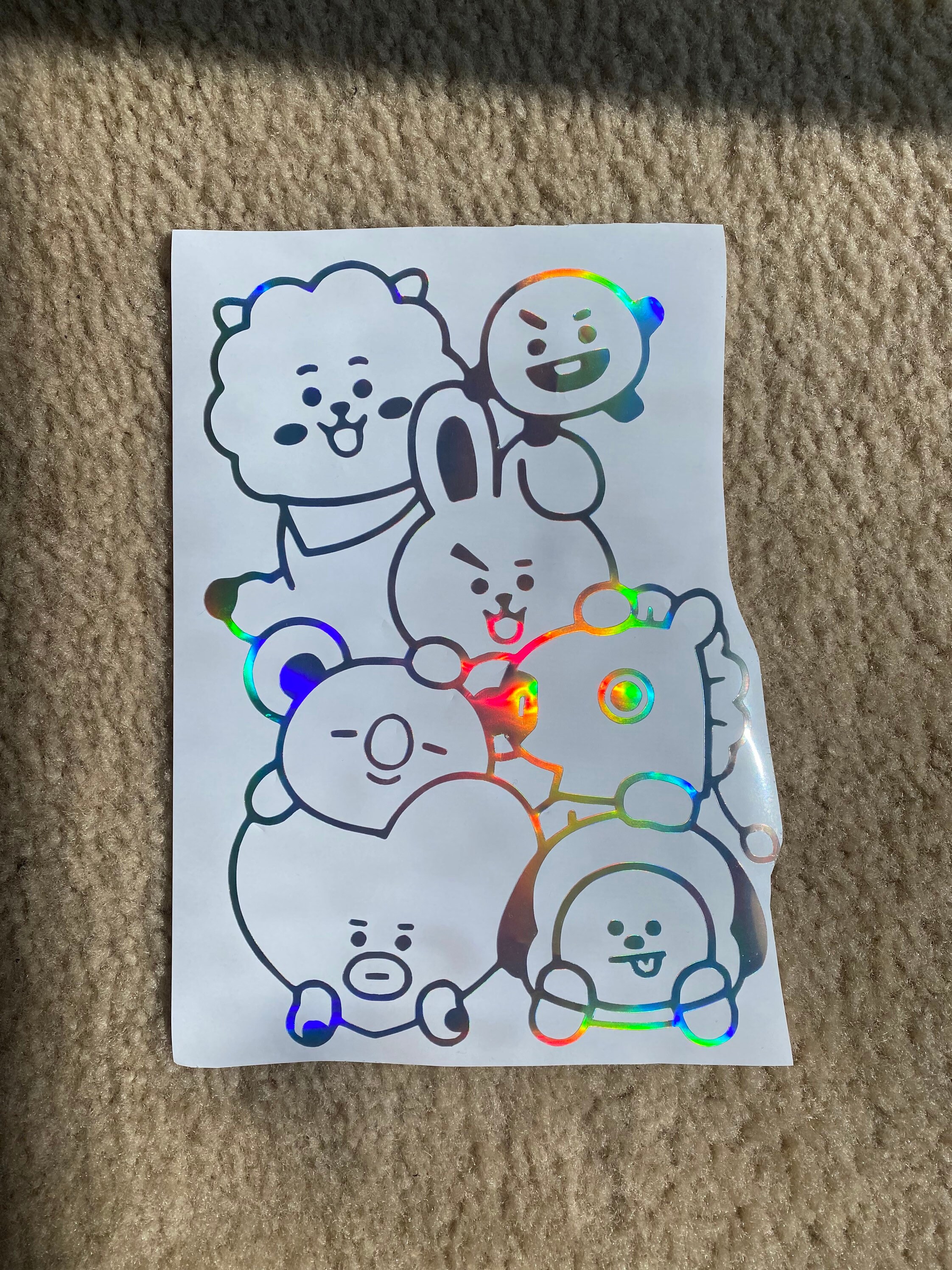 Bt21 Decal 8 | Etsy