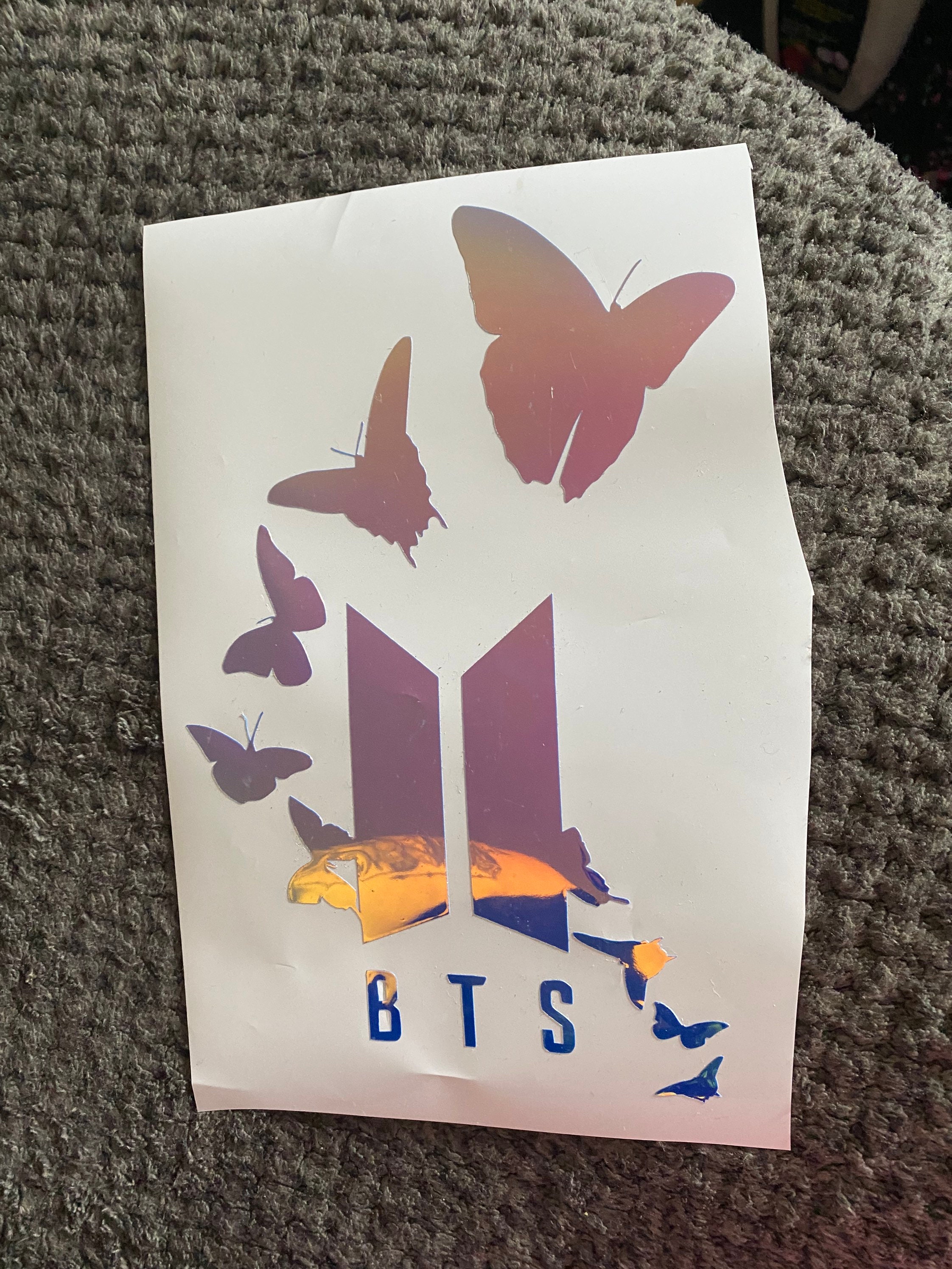 BTS Butterfly Logo | Etsy