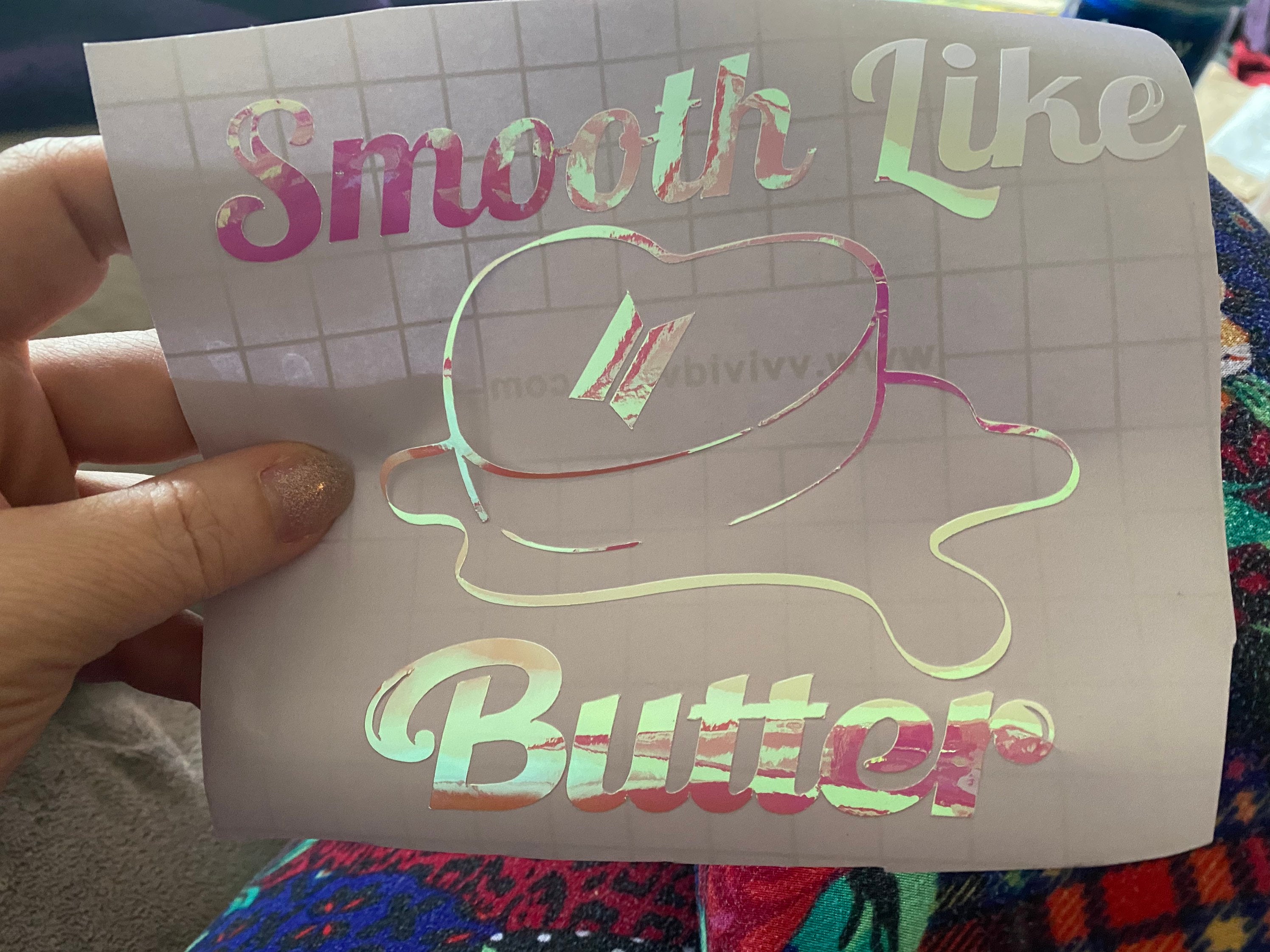 Smooth Like Butter BTS Decal - Etsy