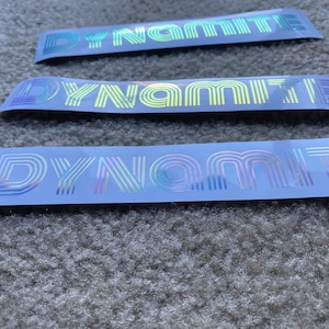 BTS Dynamite Decal - Etsy