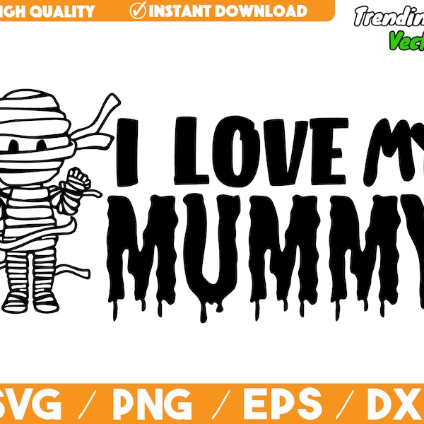 I Love My Mummy - Etsy