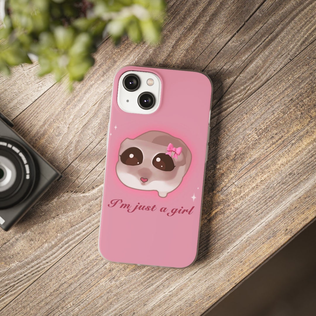 Cute Sad Hamster Phone Case - Etsy