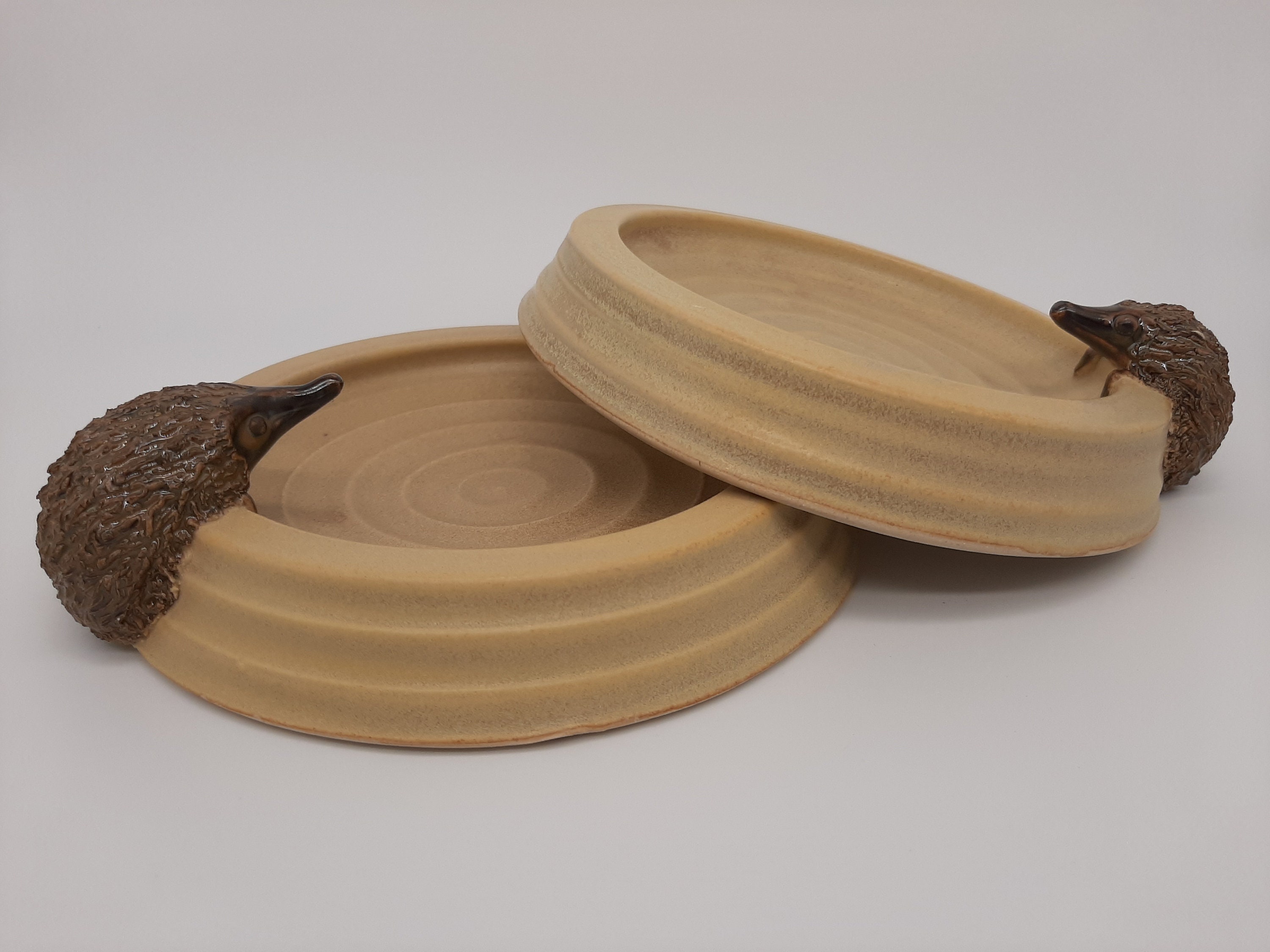 Ceramic Hedgehog Feeding Dish - Etsy UK