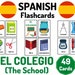 49 Spanish School Vocabulary Flashcards - Learning Spanish - Homeschool ...