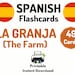 49 Spanish Farm Vocabulary Flashcards - Learning Spanish - Homeschool ...