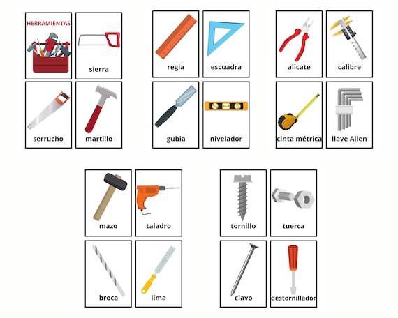 The Most Comprehensive List Of Tools In Spanish, 47% OFF