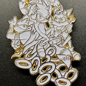 Team Sonic Large Pin (multiple Options) - Etsy