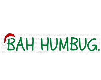 Bah Humbug Svg - Etsy