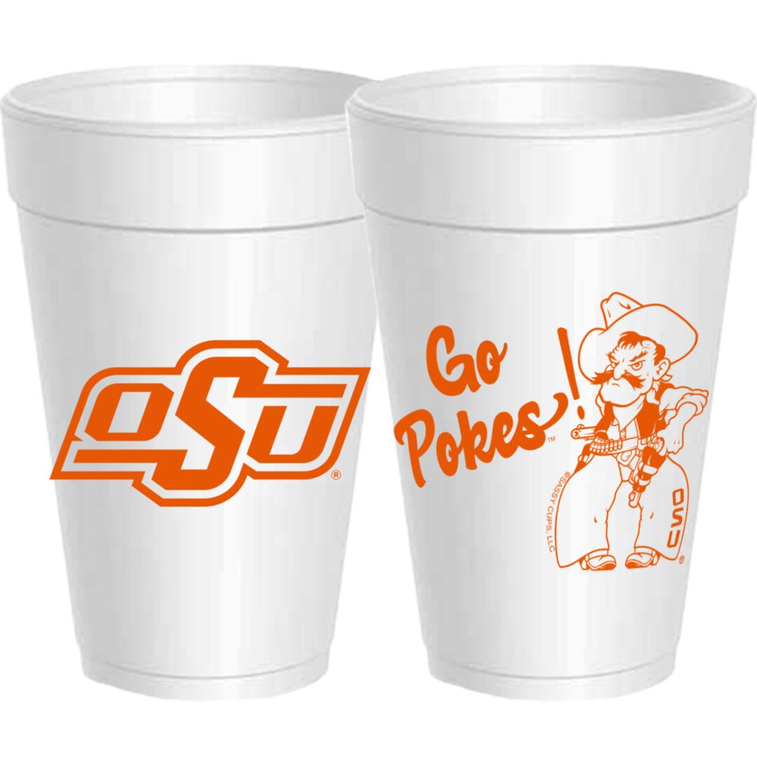 25 Pack OSU Go Pokes Styrofoam Cups - Etsy