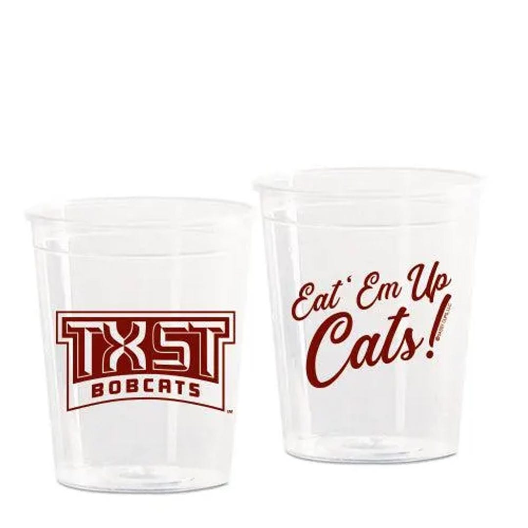 Texas State Cups - 2oz Small - Officially Licensed Bobcats Slammers ...