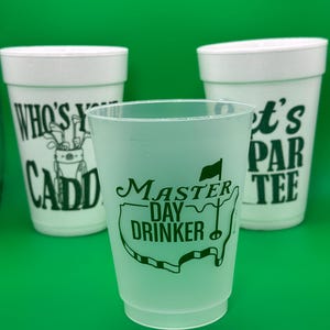 SAME DAY SHIP - Masters Cups - Master Day Drinker Reusable 16oz Frost ...