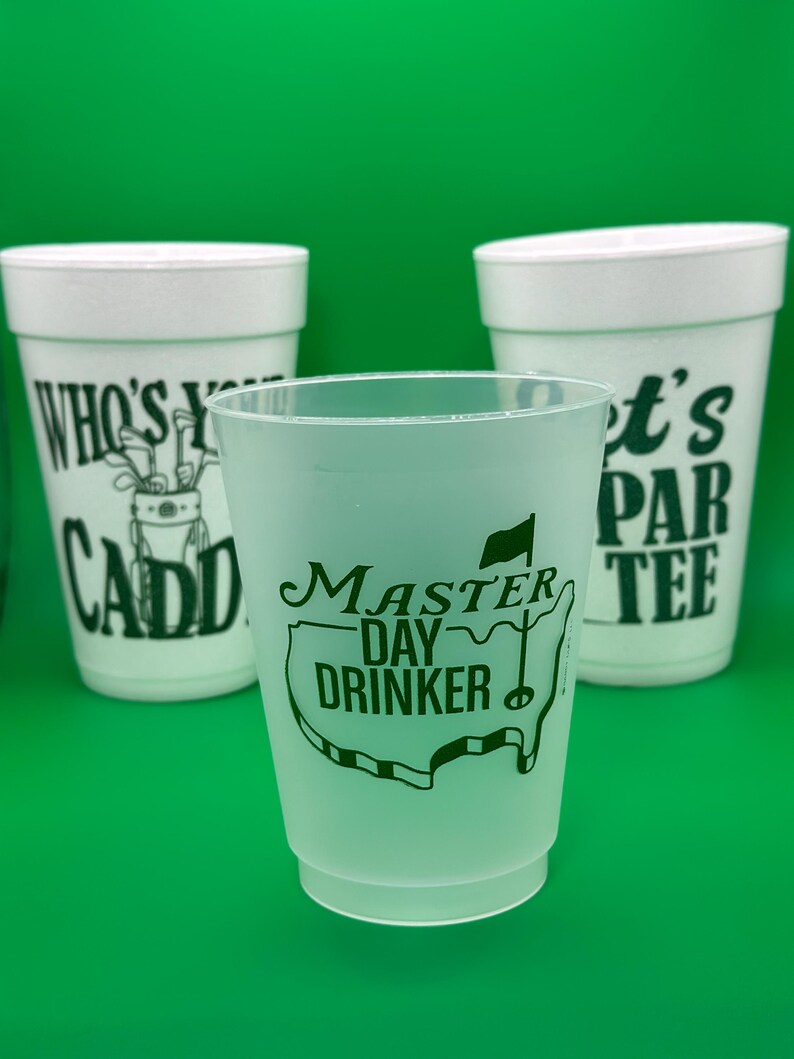 SAME DAY SHIP - Masters Cups - Master Day Drinker Reusable 16oz Frost ...