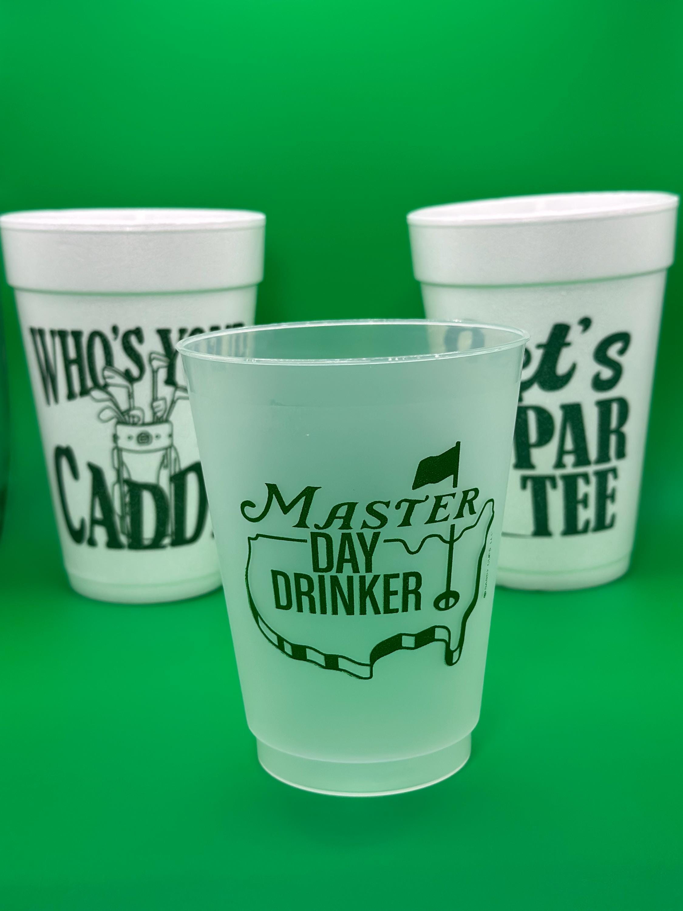 SAME DAY SHIP - Masters Cups - Master Day Drinker Reusable 16oz Frost ...