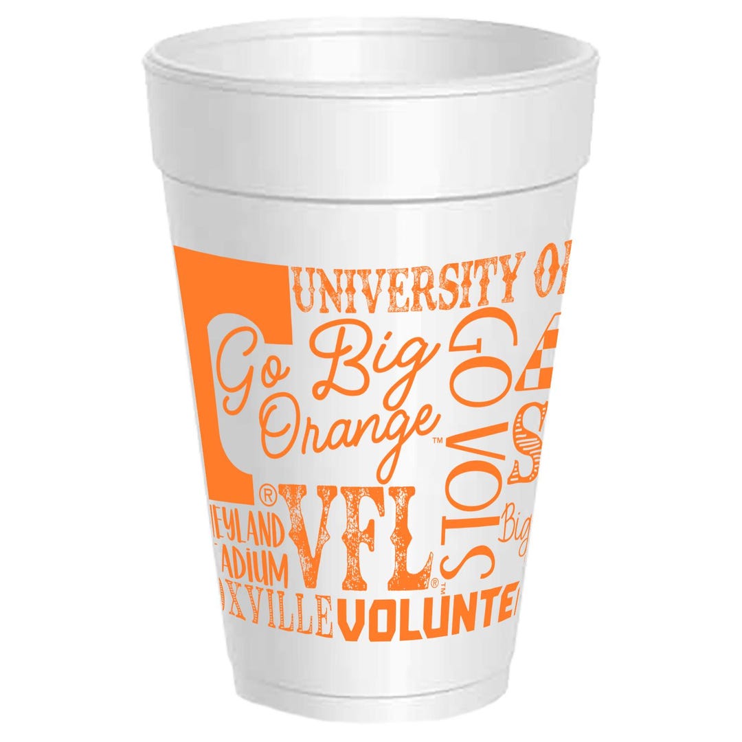 UT Vols Cups - 25 Pack 16oz - Officially Licensed University of ...