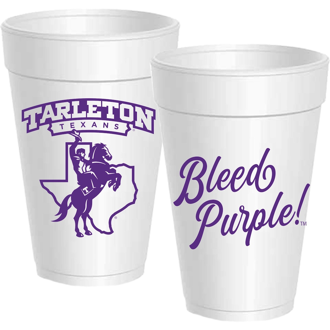 Tarleton Cups - 25 Pack - Bleed Purple Officially Licensed 16oz ...
