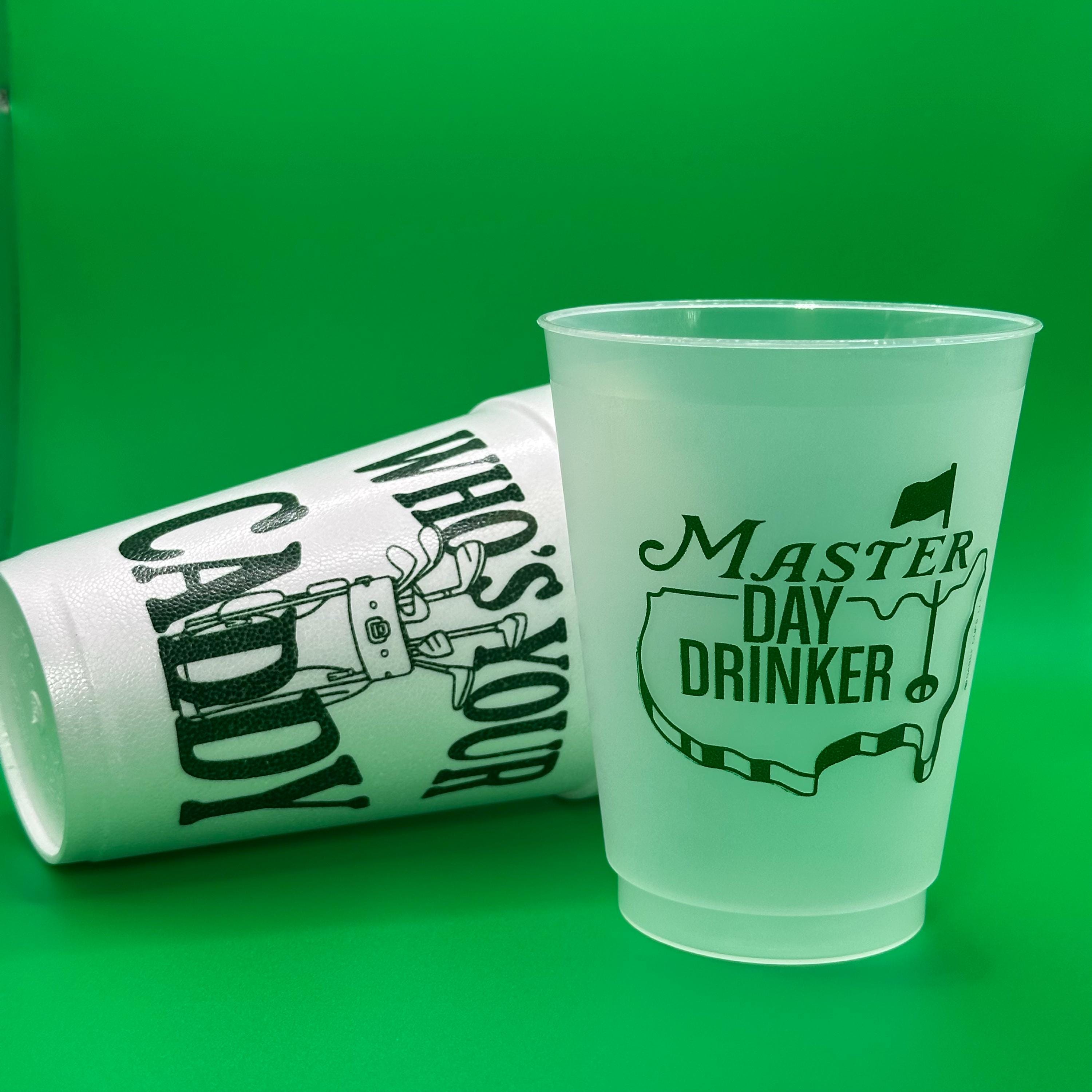 SAME DAY SHIP - Masters Cups - Master Day Drinker Reusable 16oz Frost ...