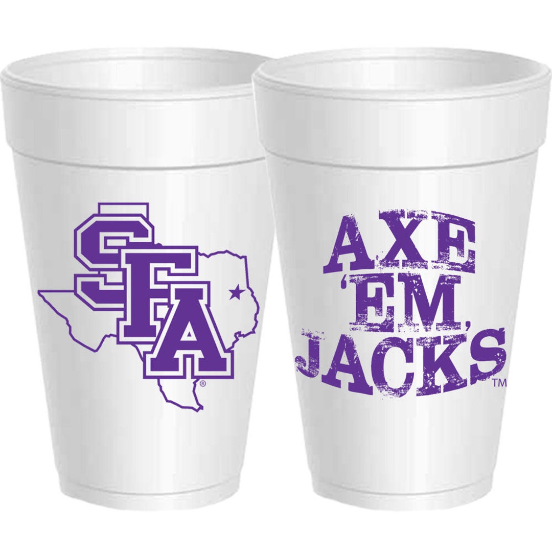 25 Pack SFA Axe Em Jacks 16oz Styrofoam Cups - Etsy