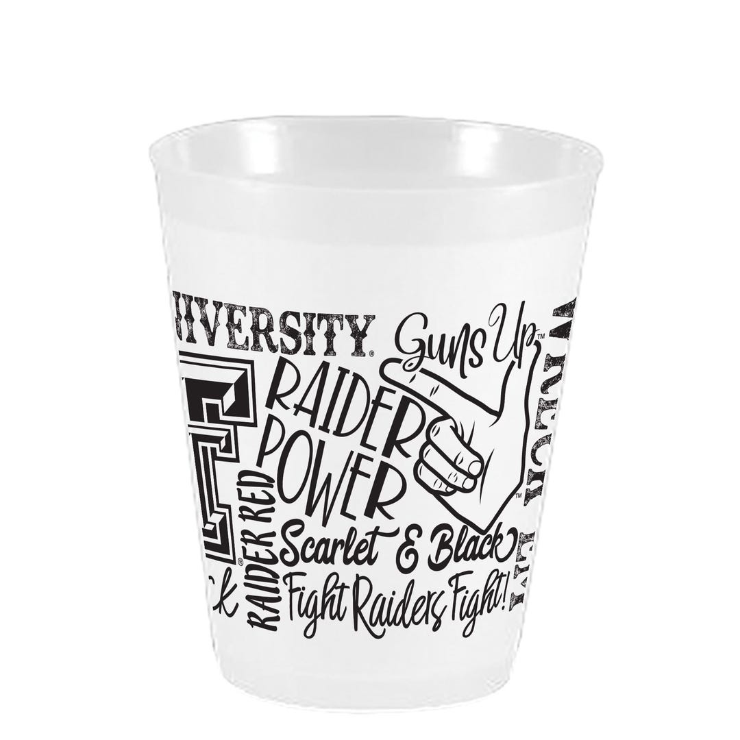Texas Tech Cups - 10 Pack 16oz - Officially Licensed Texas Tech ...