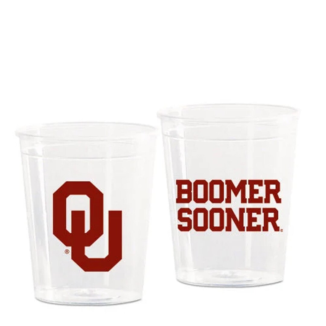 OU Cups - 2oz Small - Officially Licensed University of Oklahoma Boomer ...