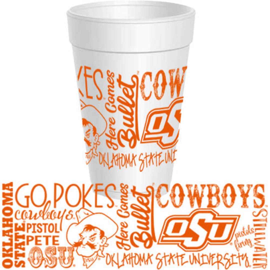 25 Pack - OSU - Traditions Font Wrap - 16oz Styrofoam Cups - Etsy