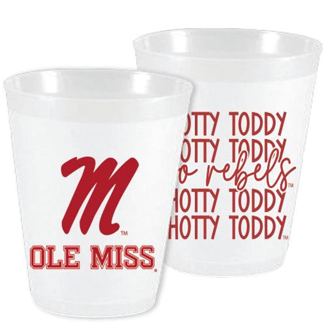 Ole Miss Cups - 10 Pack 16oz - Go Rebels Mirror Officially Licensed ...