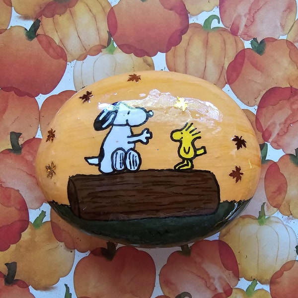 Snoopy Rock - Etsy