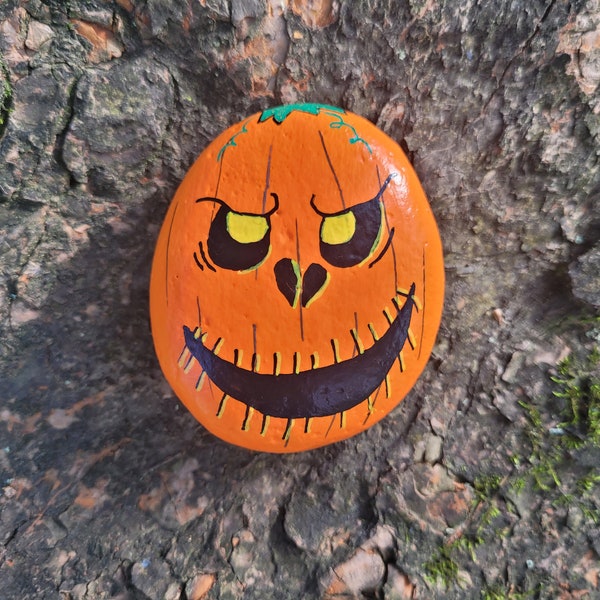 Pumpkin Painted Rocks - Etsy
