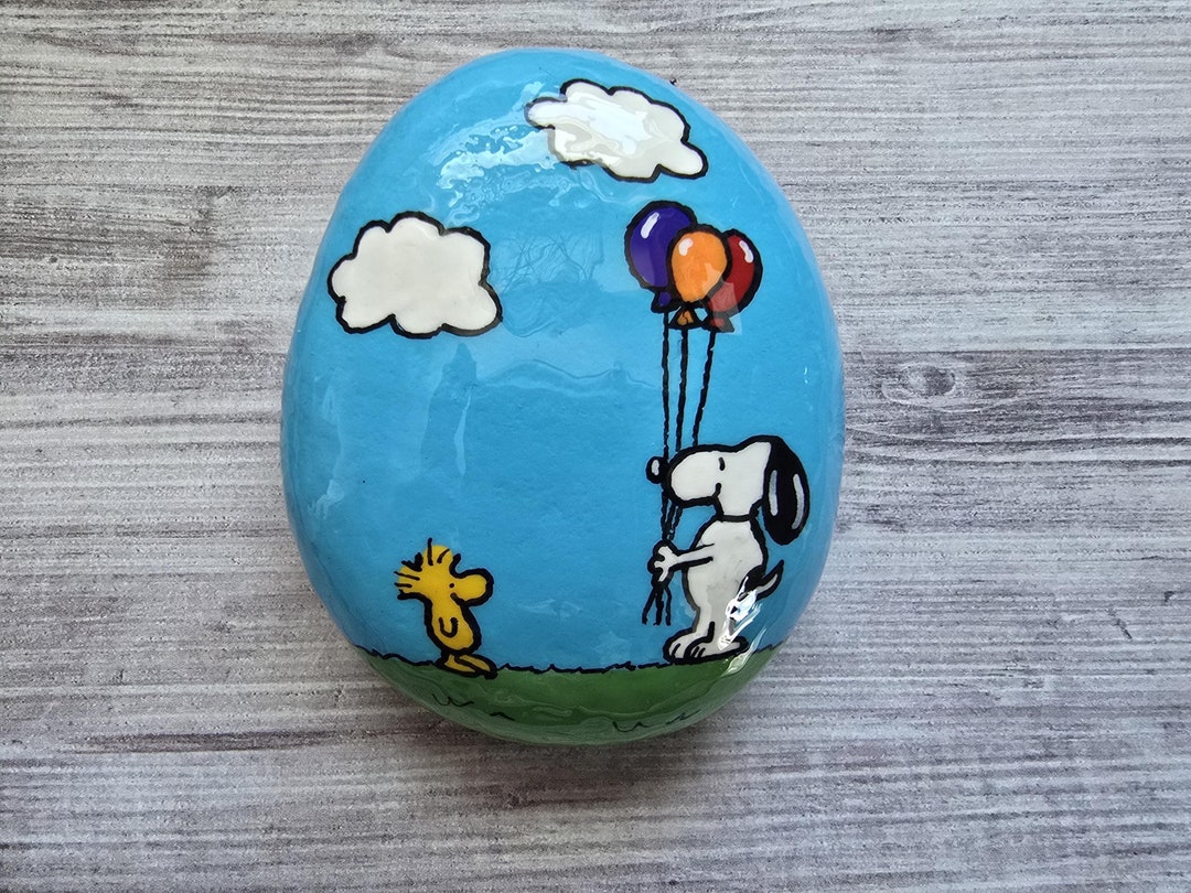 Celebration Snoopy Painted Rock - Etsy