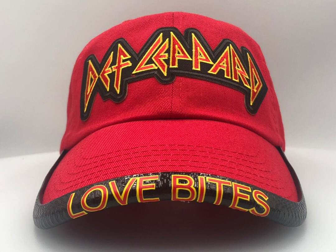 Personalized Def Leppard Hat With Customized Brimmtrimm Hat Accessory ...