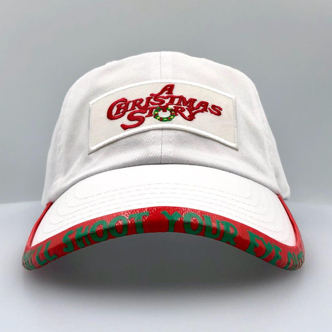 Christmas Story Hat With Custom Brimmtrimm Hat Accessory Brim Protector ...