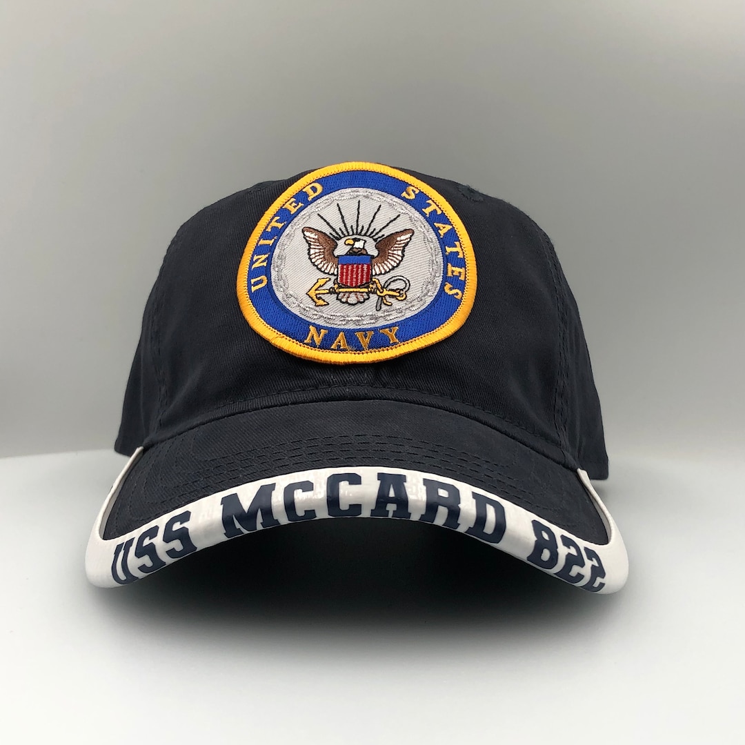 Custom U.S. NAVY Hat With Custom Brimmtrimm Hat Accessory Brim ...